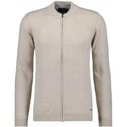 Ragman Strickfleecejacke Beige L5052 L5052 Baumwolle-Kaschmir-Mix