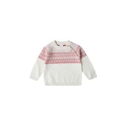 Stellou & Friends Pullover Jungen Gr&ouml;&szlig;e 62/68 pink / wei&szlig;