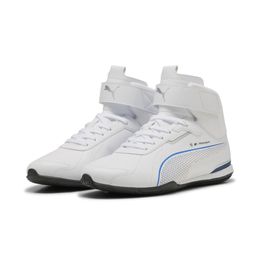 Sneaker Puma "BMW M Motorsport Neo Cat 3.0 Mid Sneakers Erwachsene", Damen, Gr. 41, blau (wei&szlig; cool cobalt blau), Obermaterial: Synthetik, Textil; Futter: Textil; Innensohle: Textil; Laufsohle: Gummi, Schuhe Sneaker