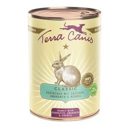 Terra Canis Nassfutter Hund Classic Adult Kaninchen 6x400 g