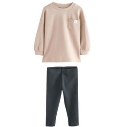 next Set boy Beige, Grey size 12-18 mths