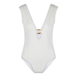 Lingadore Lingadore Badeanzug Damen Größe XXL beige / weiß