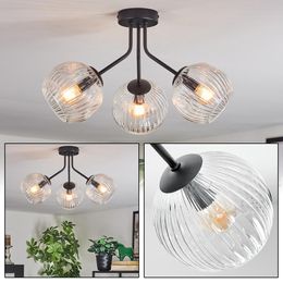hofstein Ripoll Deckenleuchte Glas 15 cm Klar, 3-flammig