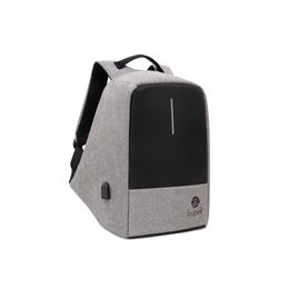 Bupell Backpack 'Laptop & Anti-Diebstahl' female Grey size One Size