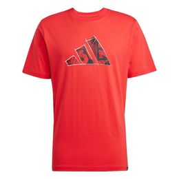 adidas Sportswear Performance Shirt 'Logo Graphic' male Red size S