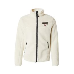 Napapijri Fleece Jacket 'Tynik' male Beige size L