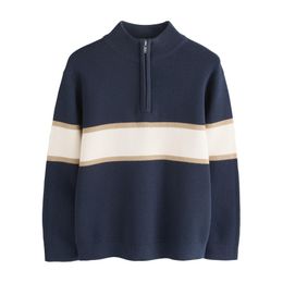 next Pullover Jungen Gr&ouml;&szlig;e 170 sand / navy / wei&szlig;