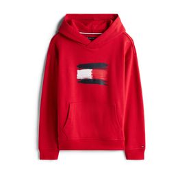 Tommy Hilfiger Sweatshirt Jungen Gr&ouml;&szlig;e 98 rot / schwarz / wei&szlig;