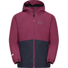Jack Wolfskin Outdoorjacke 'Iceland' Jungen Gr&ouml;&szlig;e 152 marine / stone / beere