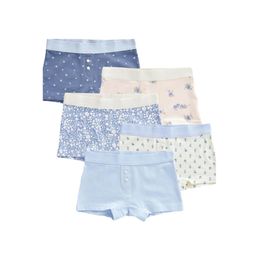 Next Underpants girl size 140 Navy / Royal blue / Light blue / Rose / White
