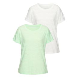 Vivance Shirt female Green, White size 32/34