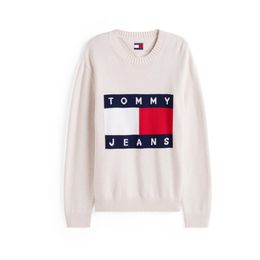 Tommy Jeans Pullover Herren Gr&ouml;&szlig;e XL marine / dunkelrot / wei&szlig; / wollwei&szlig;