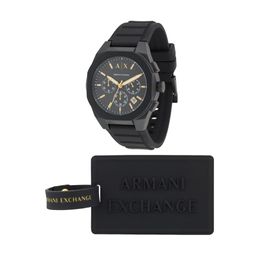 Armani Exchange Uhr Herren Gr&ouml;&szlig;e One Size gold / schwarz / wei&szlig;
