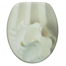 toom WC-Sitz 'White Pearl' Holzkern