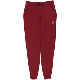 GYMSHARK Stoffhose Damen Größe S Second Hand rot