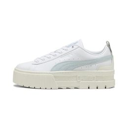 Puma Sneaker 'Mayze Lux' Damen Gr&ouml;&szlig;e 42.5 hellblau / wei&szlig;