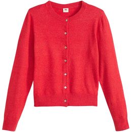 Levi's Levi's Knit Cardigan 'Supersoft Crewneck Cardigan' female Red size L
