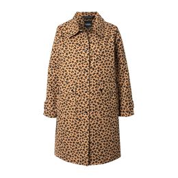 Ulla Popken Raincoat female Beige, Black size 42-44
