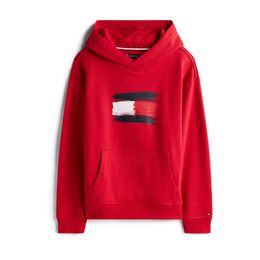 Tommy Hilfiger Sweatshirt Jungen Gr&ouml;&szlig;e 98 rot / schwarz / wei&szlig;