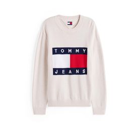 Tommy Jeans Pullover Herren Gr&ouml;&szlig;e S marine / dunkelrot / wei&szlig; / wollwei&szlig;