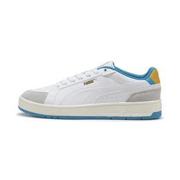 Puma Sneaker 'Court' Herren Gr&ouml;&szlig;e 46 grau / wei&szlig;
