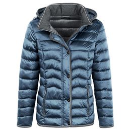 Peter Hahn - W&auml;rmende Steppjacke, blau, Gr. 38 / S
