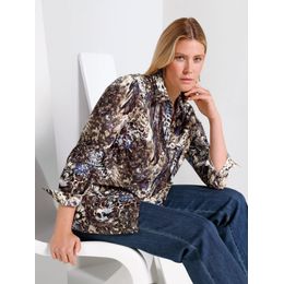 Emilia Lay - Bluse, beige, Gr. 54 / XXL - Baumwolle