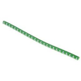 HellermannTyton Kabelmarkierer-Kit, vorbedruckt, PVC, White on Green, Packung &agrave; 250 St&uuml;ck - 554513