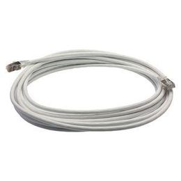 HellermannTyton Patchkabel, RJ45-Steckverbinder - RJ45-Steckverbinder, Cat 6a, S/FTP, 7m, Weiss - 2615385