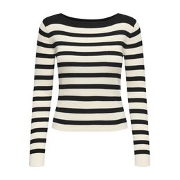 Jacqueline de Yong JDY Pullover 'ANNA' Damen Gr&ouml;&szlig;e XS ecru / schwarz