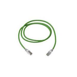 HellermannTyton Patchkabel, RJ45-Steckverbinder - RJ45-Steckverbinder, Cat 6a, S/FTP, 7m, Gr&uuml;n - 2615372