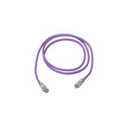 HellermannTyton Patchkabel, RJ45-Steckverbinder - RJ45-Steckverbinder, Cat 6a, S/FTP, 90m, Violett - 2615438