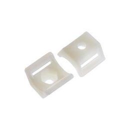 HellermannTyton Kabelbinderhalter 8mm Natur Polyamid 6.6 Packung &agrave; 100 St&uuml;ck - 447197