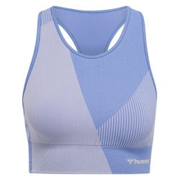 Hummel Sporttop Damen Gr&ouml;&szlig;e S rauchblau / pastelllila