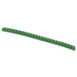 HellermannTyton Kabelmarkierer-Kit, vorbedruckt, PVC, White on Green, Packung &agrave; 250 St&uuml;ck - 554670