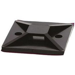 HellermannTyton Kabelbinderhalter 10mm Schwarz Polyamid 6.6 Packung &agrave; 100 St&uuml;ck - 1310247