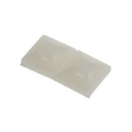 HellermannTyton Kabelbinderhalter 2.7mm Weiss Polyamid 6.6 Packung &agrave; 50 St&uuml;ck - 1704286