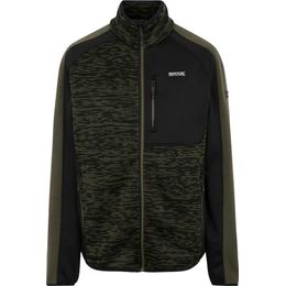 Regatta Oakar Herren Fleecejacke gr&uuml;n L - Herrenjacken