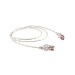HellermannTyton Patchkabel, RJ45-Steckverbinder - RJ45-Steckverbinder, Cat 6, U/UTP, 1m, Weiss - 9034453