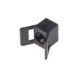 HellermannTyton Kabelbinderhalter 9mm Schwarz Polyamid 6.6 Packung &agrave; 100 St&uuml;ck - 666701