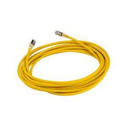 HellermannTyton Patchkabel, RJ45-Steckverbinder - RJ45-Steckverbinder, Cat 6a, S/FTP, 7m, Gelb - 2615392