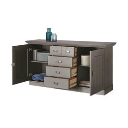 maison bleue Sideboard Florian grau Ma&szlig;e (cm): B: 171,3 H: 90,1 T: 48.0 &raquo; M&ouml;bel Kraft