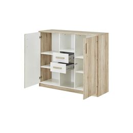 M&ouml;bel Kraft Kommode holzfarben Ma&szlig;e (cm): B: 124 H: 105 T: 41.0 &raquo; M&ouml;bel Kraft