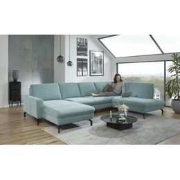 Kollektion Kraft Wohnlandschaft Grace blau Ma&szlig;e (cm): B: 332 H: 89 T: 220.0 &raquo; M&ouml;bel Kraft