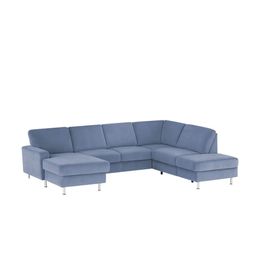 Kollektion Kraft Wohnlandschaft Mit verschiedenen Funktionen verf&uuml;gbar Jana blau Ma&szlig;e (cm): B: 309 H: 87 T: 235.0 &raquo; M&ouml;bel Kraft