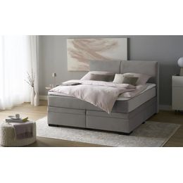 Boxi Boxspringbett mit Bettkasten Boxi Classic grau Ma&szlig;e (cm): B: 180 H: 125 &raquo; M&ouml;bel Kraft
