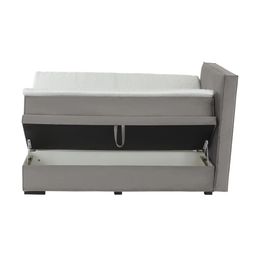 Boxi Boxspringbett mit Bettkasten grau Ma&szlig;e (cm): B: 140 H: 125 &raquo; M&ouml;bel Kraft