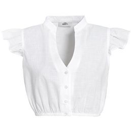 Gina Benotti Damen Dirndl-Bluse unifarben