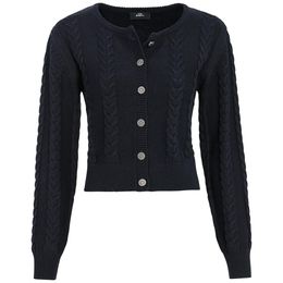 Gina Benotti Damen Strickjacke in Flecht-Struktur