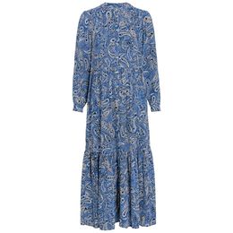 Gina Damen Maxikleid mit Allover-Print